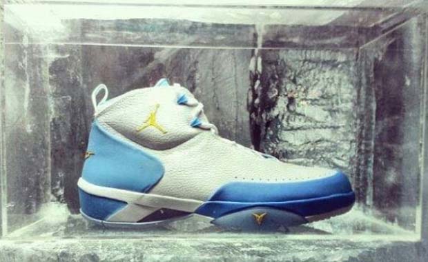 Jordan Melo Shoes 10 Year Anniversary Display