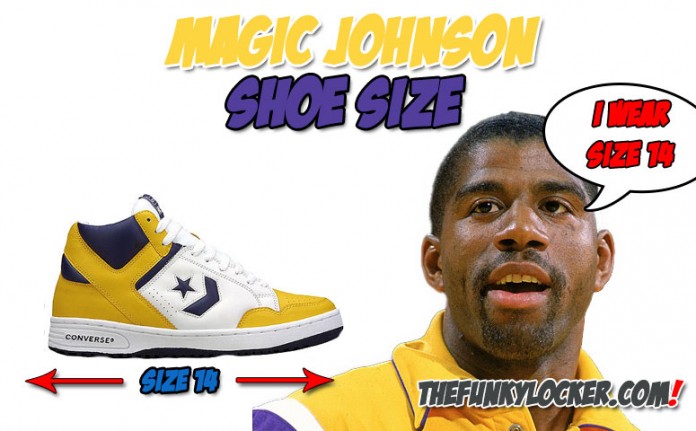 Magic Johnson Shoe Size - Find Out What Size Sneakers Johnson Wears